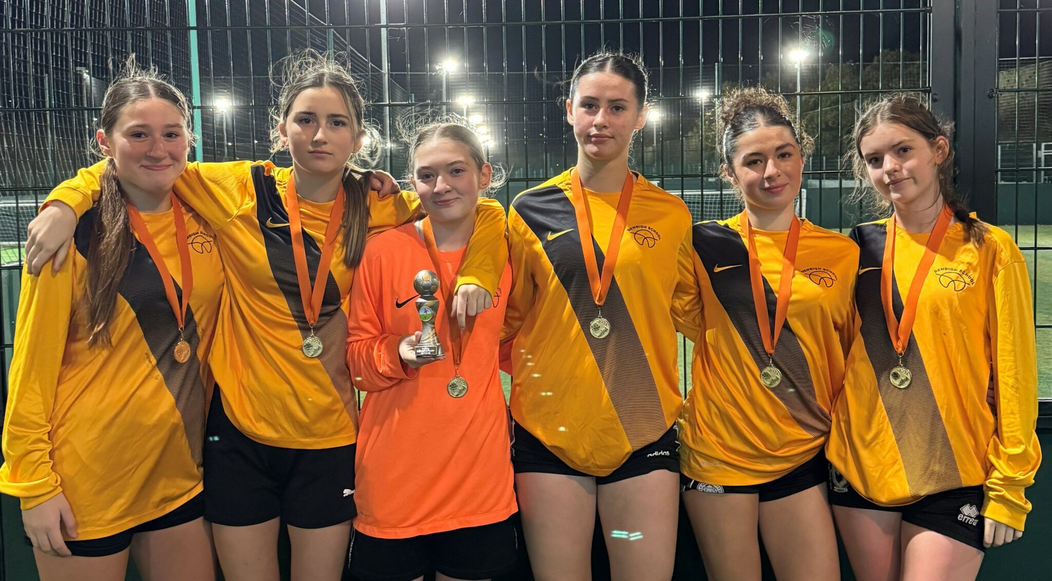 Double MK Girls Football Champions - Denbigh School - Milton Keynes